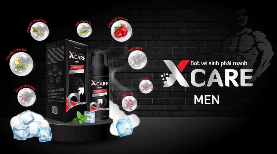Bọt vệ sinh phái mạnh Xcare Men - chinh phục nam giới với tiêu chí 5 không đầy ưu việt