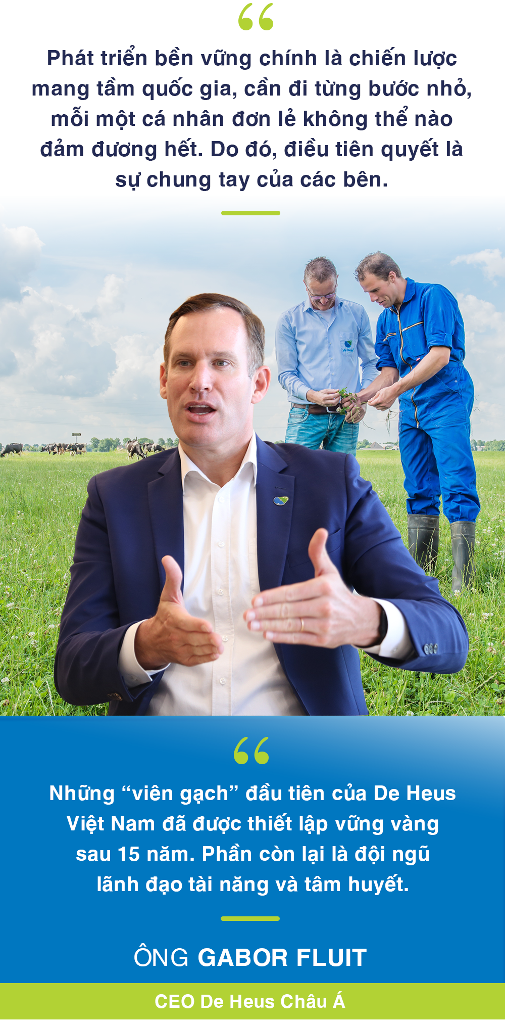 Ông Gabor Fluit được bổ nhiệm Tổng giám đốc De Heus Toàn cầu: "Nông nghiệp Việt Nam 'Lớn nhanh ...