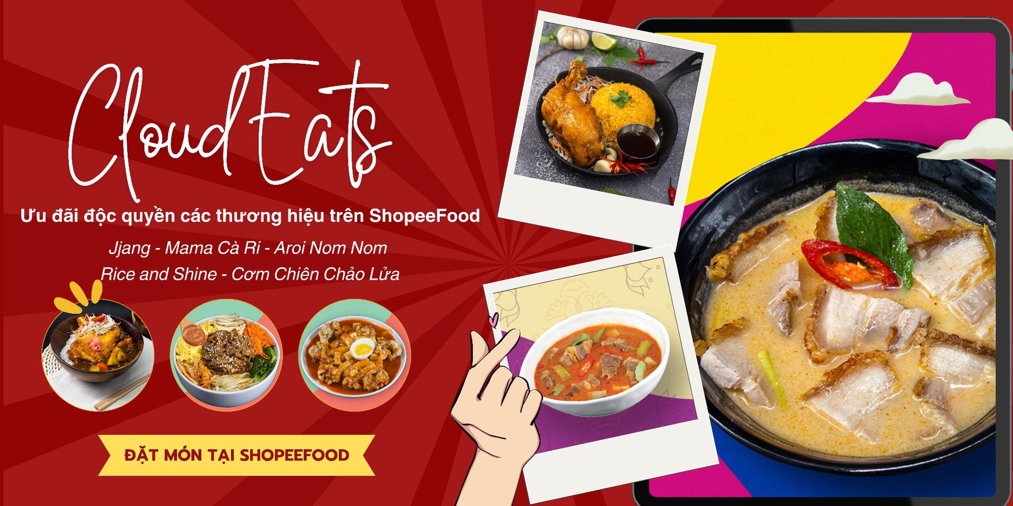 ShopeeFood “bắt tay” CloudEats, giảm đậm đồng loạt các món ngon từ loạt ...