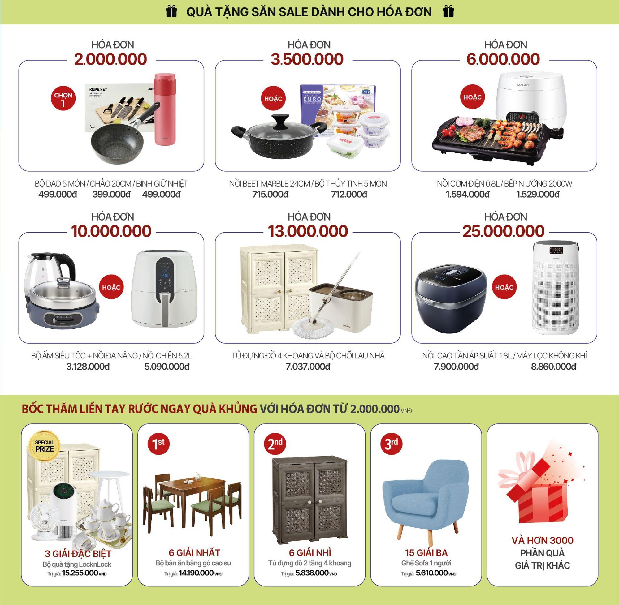 "Tiếp sức" người tiêu dùng, LocknLock trợ giá lên đến 50%++ tại Brand Day F2C Long Hậu và F2C ...