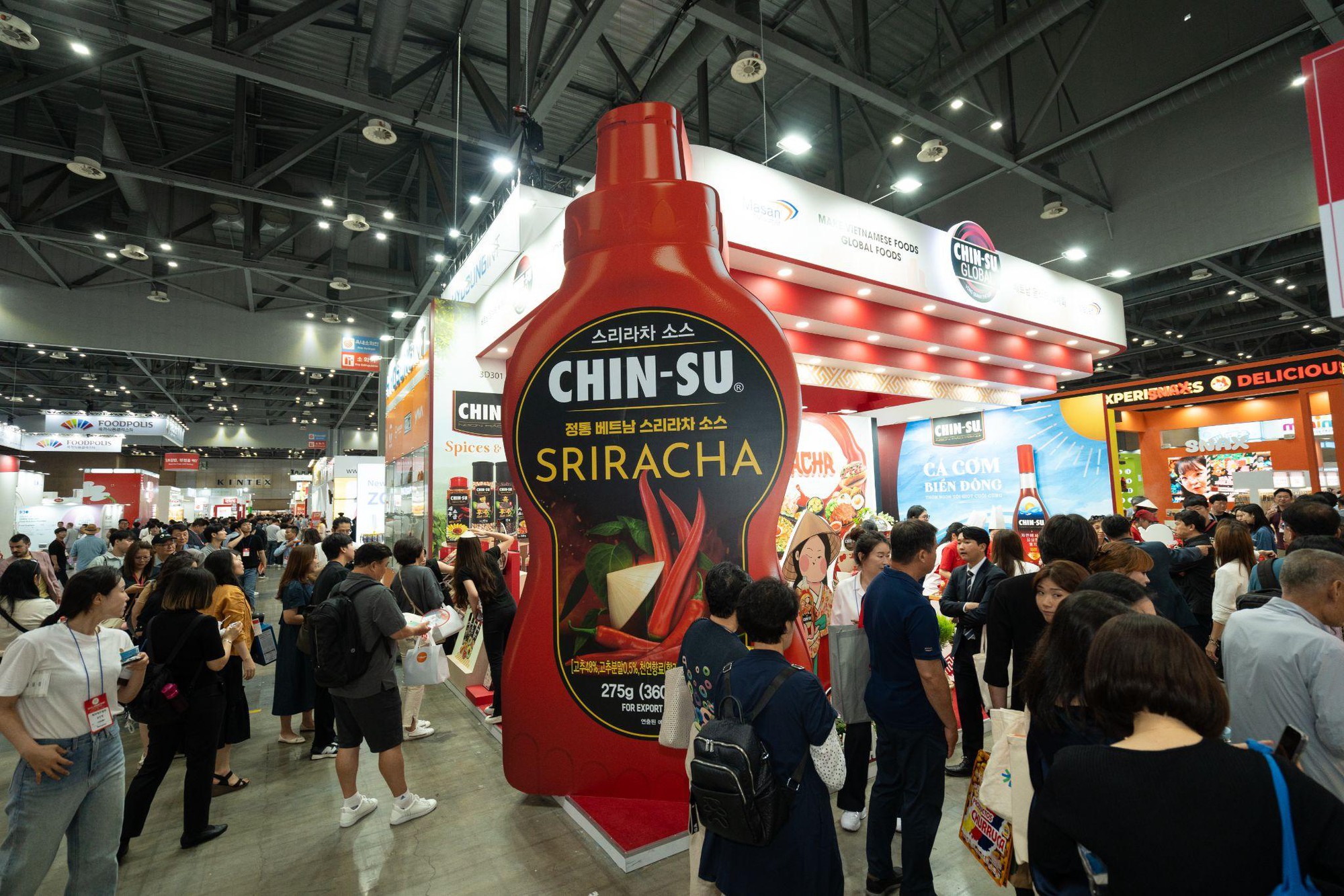 CHIN-SU tung bộ 4 sản phẩm tương ớt mới tại Seoul Food 2024, có gì đặc biệt mà được người Hàn ...