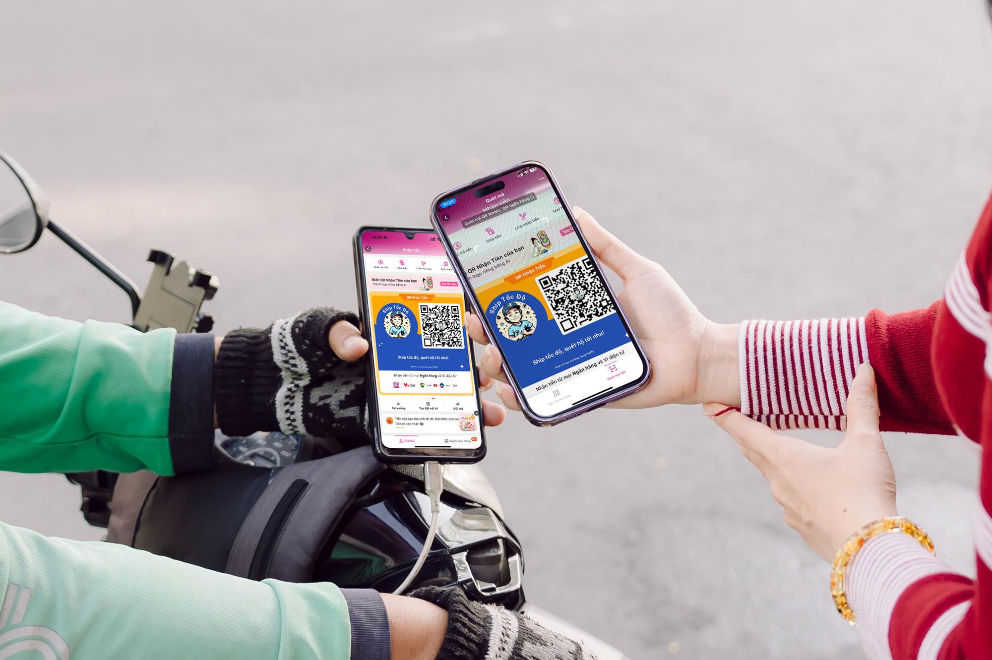 Gen AI giúp MoMo cá nhân hóa mã QR Nhận Tiền cho các shop