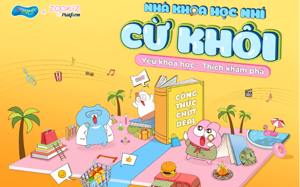 SC VivoCity bắt tay cùng ZOOKiZ ra mắt Trại Hè Khoa Học và những trải ...
