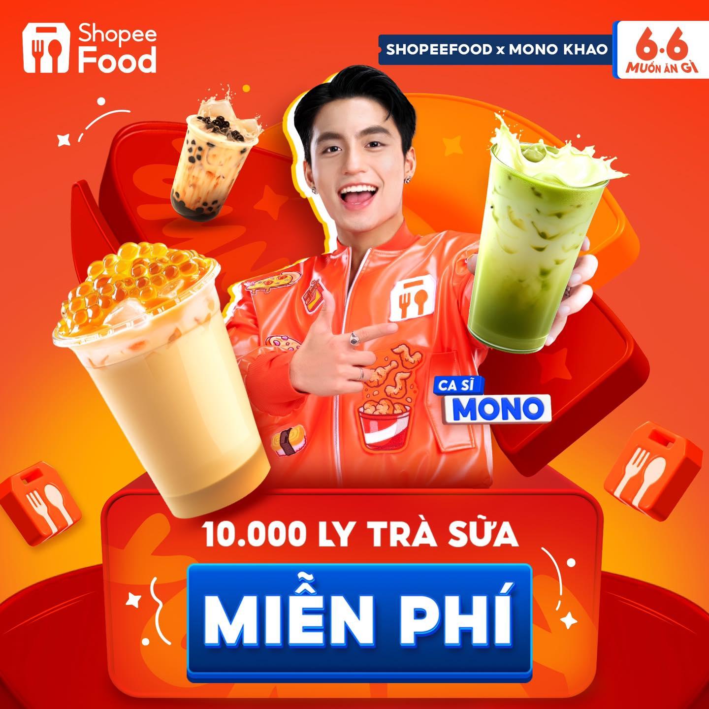 ShopeeFood “bắt cặp” cùng MONO, khao ngàn deal khủng tại sự kiện 6.6