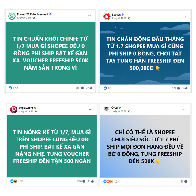 Freeship tiếp tục là "vũ khí" được Shopee đẩy mạnh