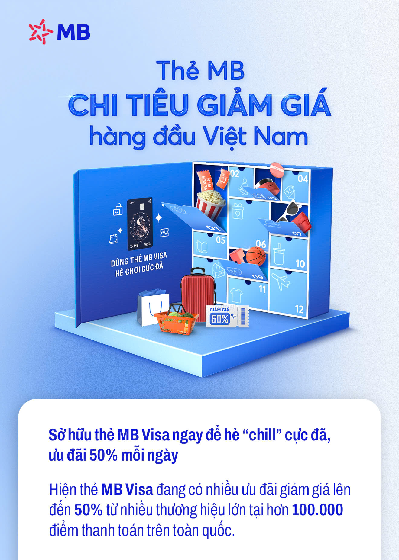 MB Visa shows you how to "fully" enjoy this summer!