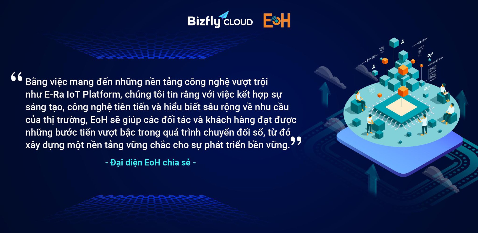 EoH kết hợp cùng Bizfly Cloud đẩy mạnh phát triển và ứng dụng công nghệ IoT tại Việt Nam