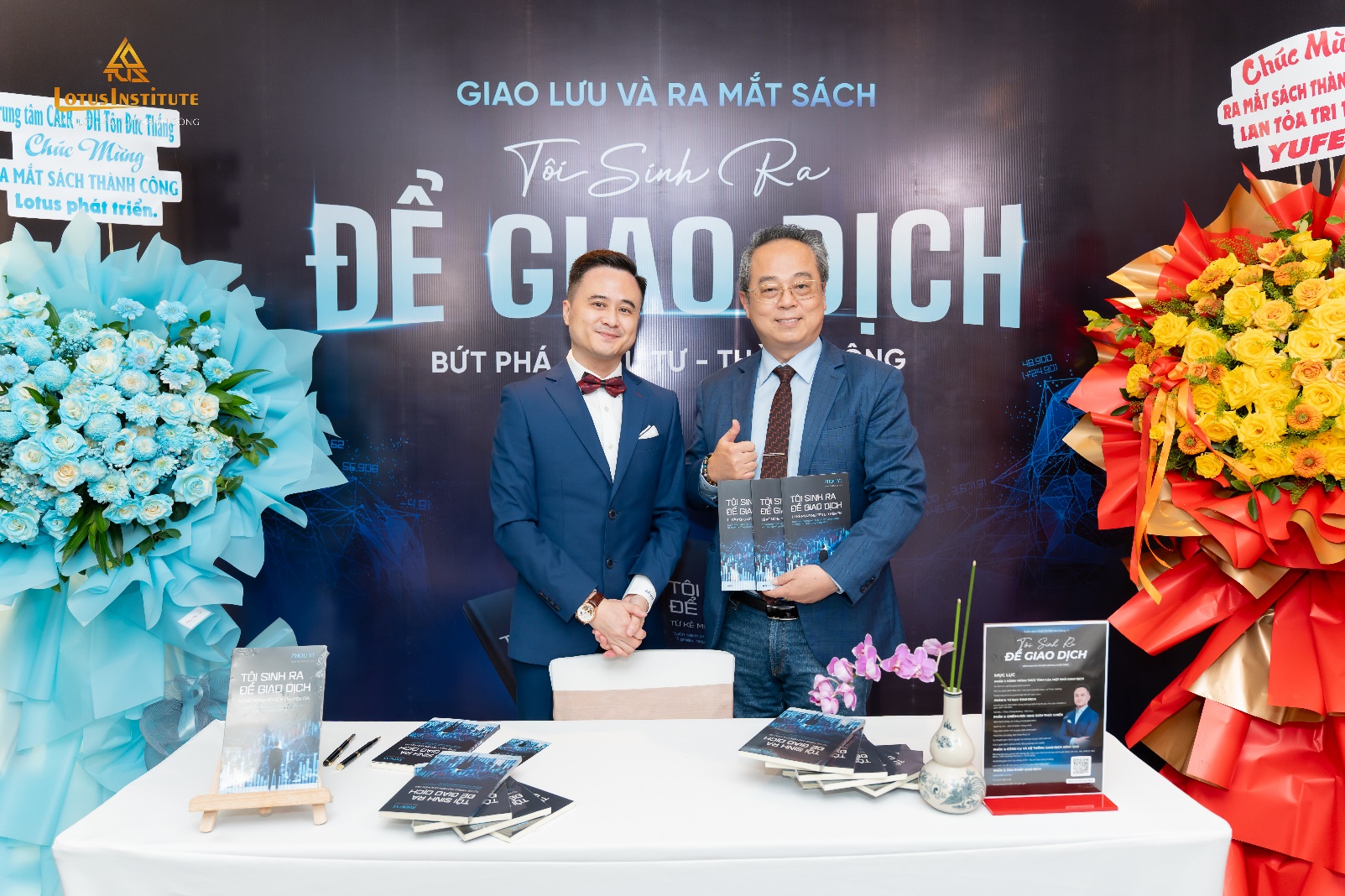 Lotus Institute ra mắt sách “Tôi sinh ra để giao dịch”