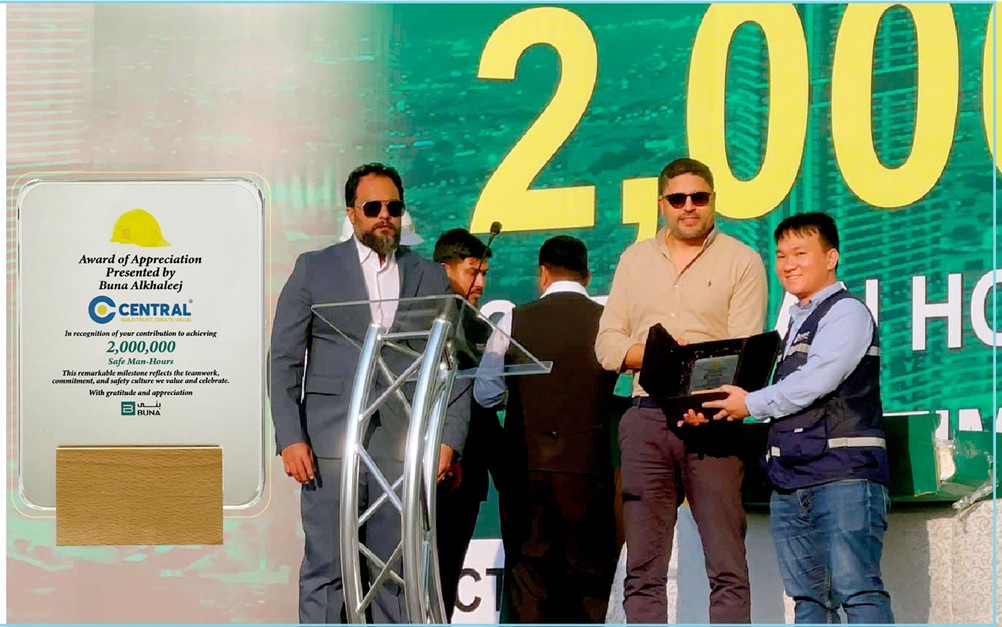 Central được Tập đoàn Sumou và Buna vinh danh tại dự án Sumou Towers