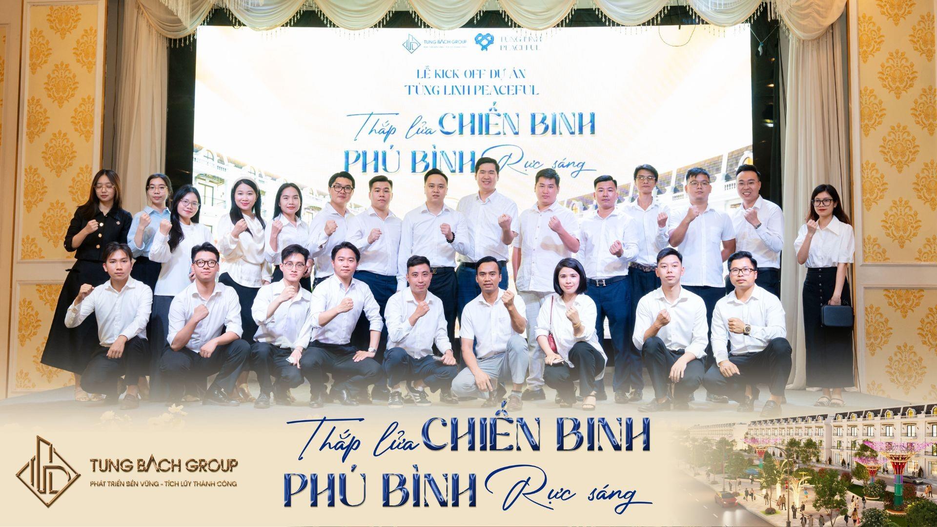 Kick-off dự án Tùng Linh Peaceful - Thái Nguyên: "Thắp lửa chiến binh ...