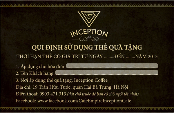 Inception Coffee - Đại dương xanh giữa lòng Hà Nội