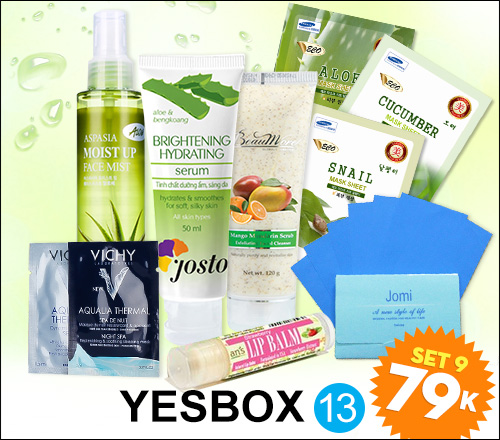 Yes box 13: Trọn bộ mỹ phẩm giá 79.000đ