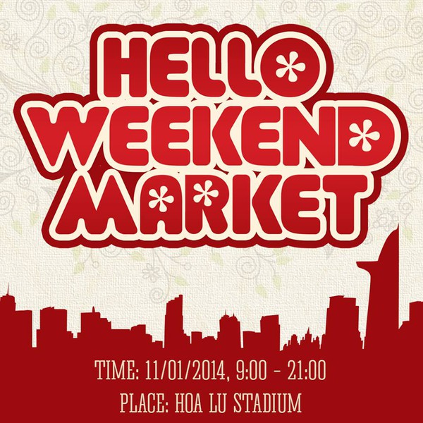 Hello Weekend Market: Rộn ràng phiên chợ thời trang đón Tết