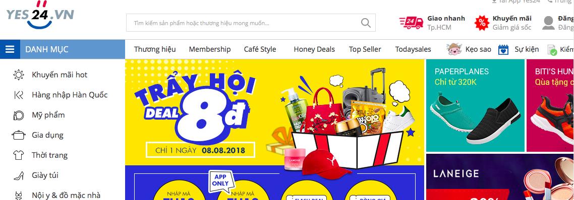 Gợi ý những website mua sắm online an toàn và uy tín tại Việt Nam năm 2018