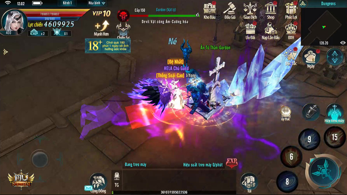 Thưởng thức khoảnh khắc săn boss đầy kịch tính trong MU Strongest