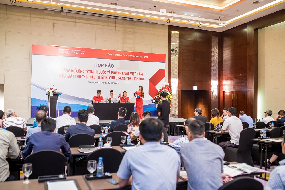 Thương hiệu thiết bị chiếu sáng TOA Lighting lần đầu xuất hiện tại Việt Nam