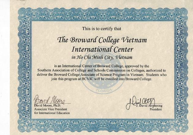 Broward College Vietnam – Cánh cửa đến giảng đường Đại học Mỹ