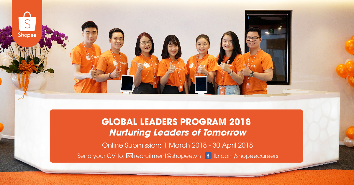 Ơn giời, Shopee đã ra mắt chương trình Global Leaders Program rồi!