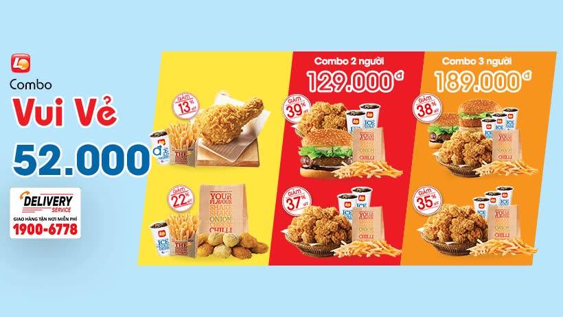 Set ngay kèo tránh bão nhiệt đới cùng combo vui vẻ “siêu sốc” của Lotteria