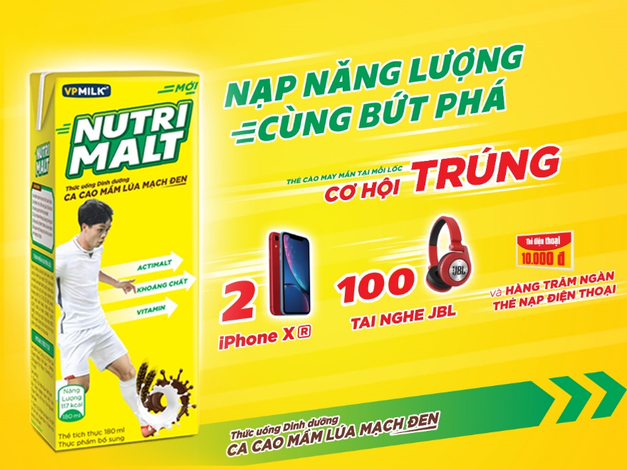 Nạp năng lượng bứt phá với NUTRIMALT – Thức uống dinh dưỡng ca cao mầm ...