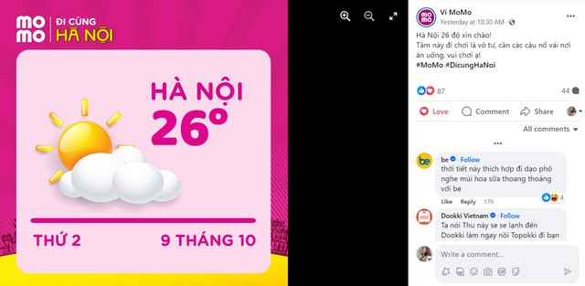 Giải mã ''chiếc trend'' vui nhộn mà MoMo dùng để ghé thăm Thủ đô