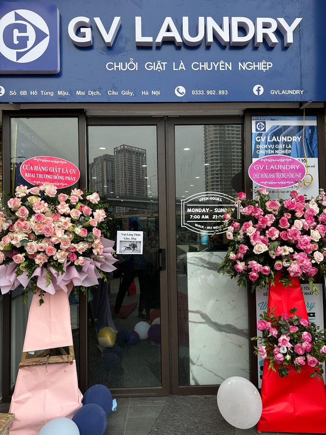GV Laundry ra mắt mô hình giặt là chuyên nghiệp tại miền Bắc
