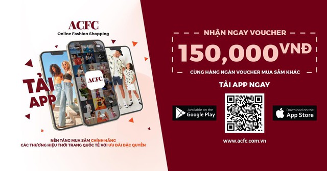 ACFC khiến giới mộ điệu thời trang nức lòng với ứng dụng mua sắm hàng ...