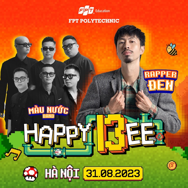 Happy Bee 13 đổ bộ Hà Nội cùng dàn line-up cực xịn: chị đại Kpop Jessi, Đen, Hoàng Dũng, B Ray ...